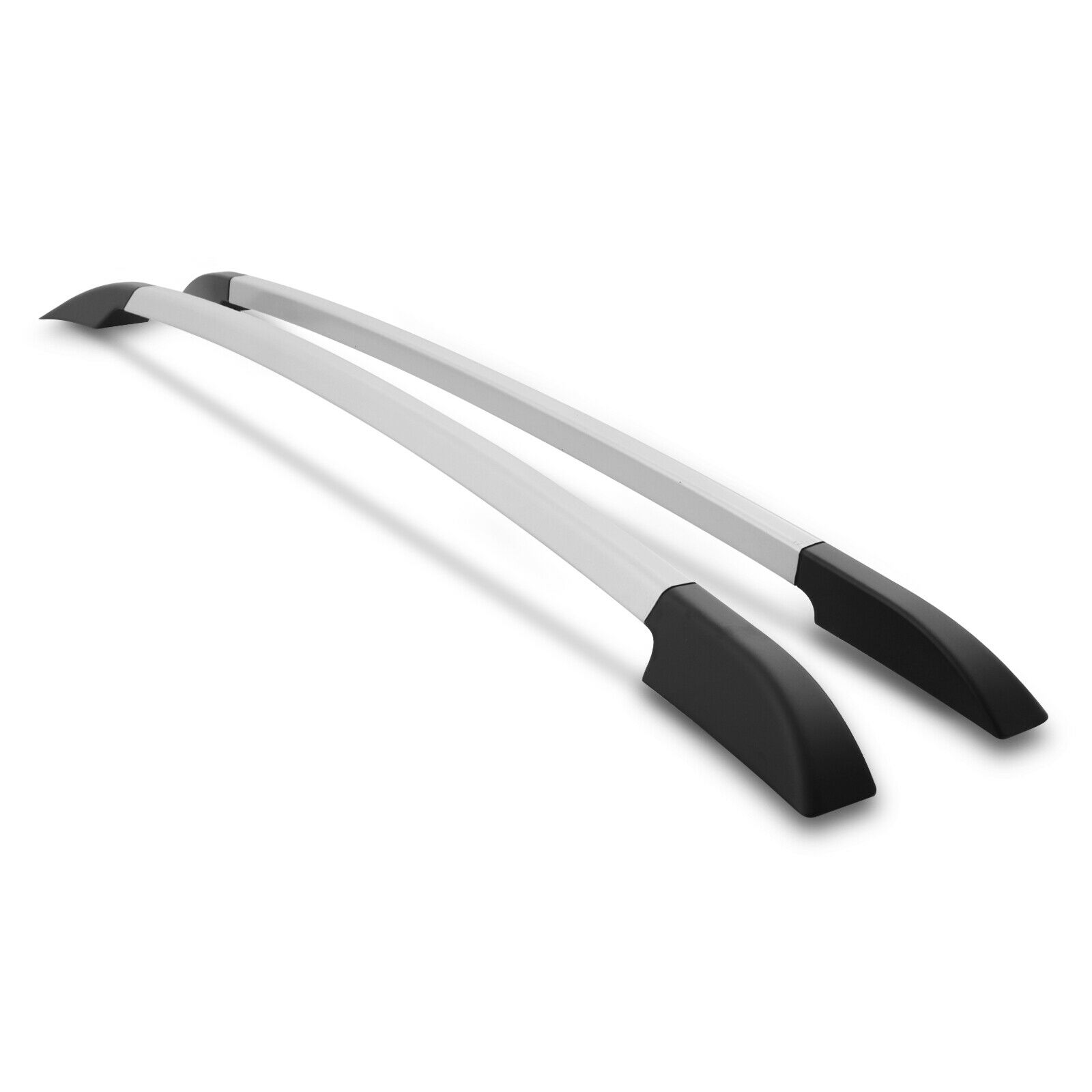 Ford Ranger T6 T7 2011+ Silver Adjustable Roof Rack Rails | TTM