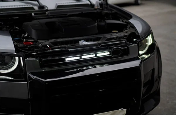 Front Grille for Land Rover Defender 20-23 with LED Light Bar | TTM